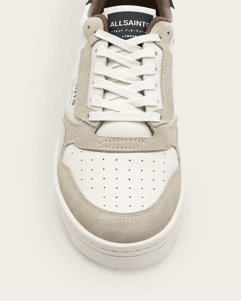 Regan Low Top Sneakers CHALK WHITE/BLACK | ALLSAINTS US